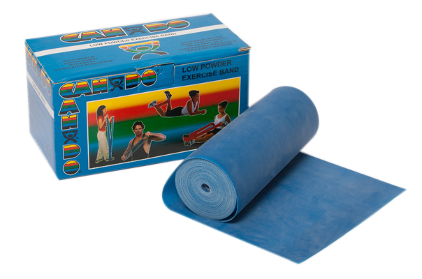 CanDo Low Powder Exercise Band Rolls