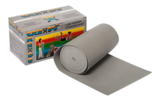 CanDo Low Powder Exercise Band Rolls