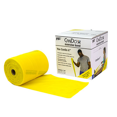 CanDo Low Powder Exercise Band Rolls