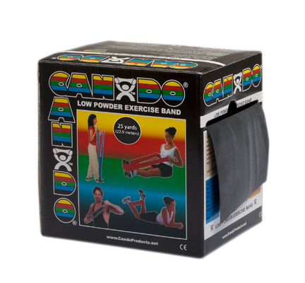 CanDo Low Powder Exercise Band Rolls